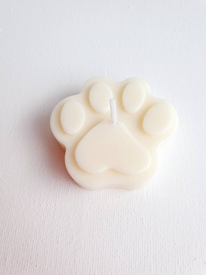 Dog Paw Handmade Candle.eco Soy Wax/rapeseed Wax/beeswax | Etsy