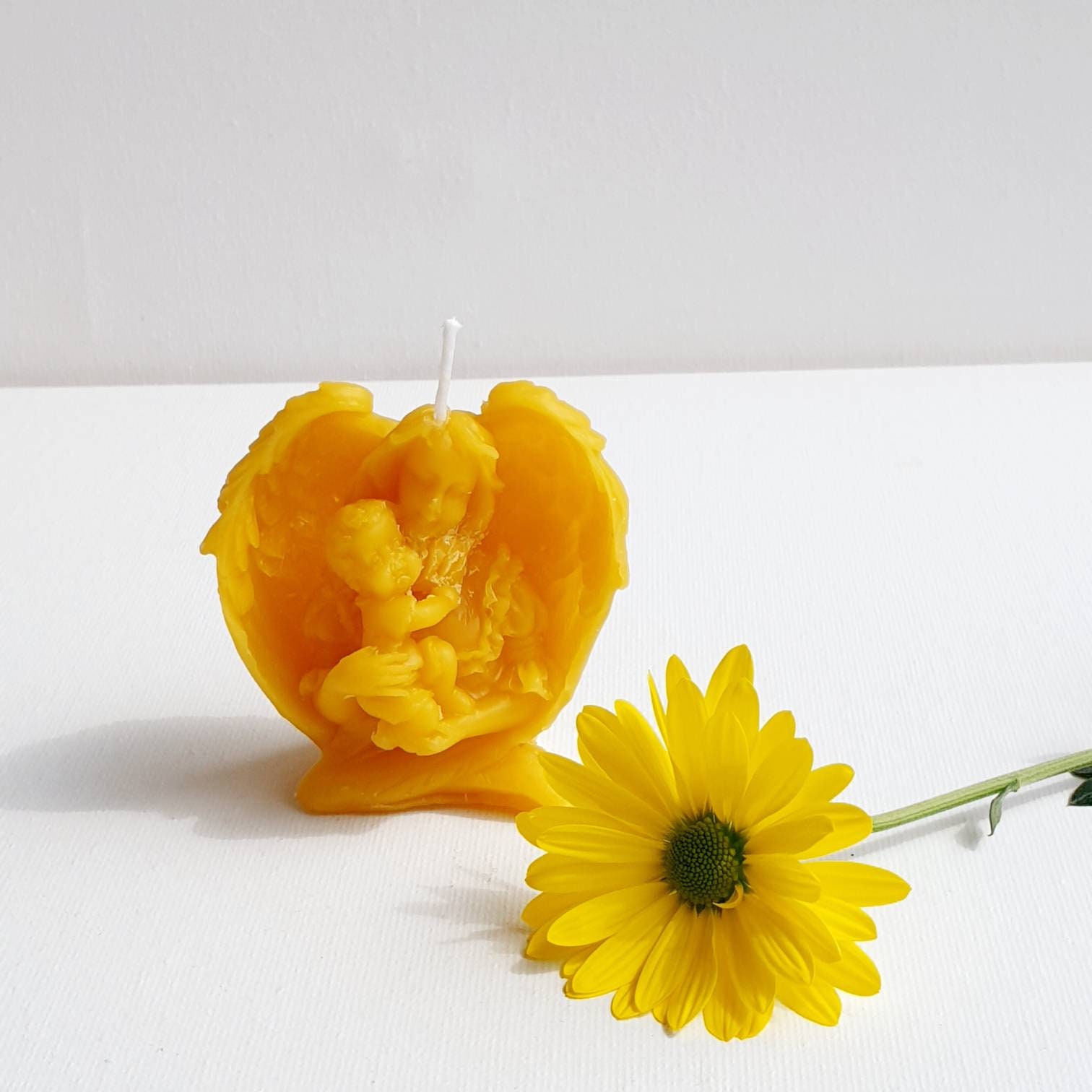 Mother and Child Handmade Candle. Angel Candle Eco | Etsy