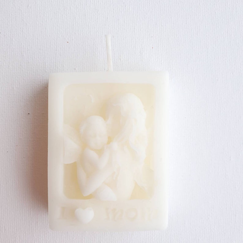 Mother and Child Handmade Candle. Angel Candle Eco - Etsy