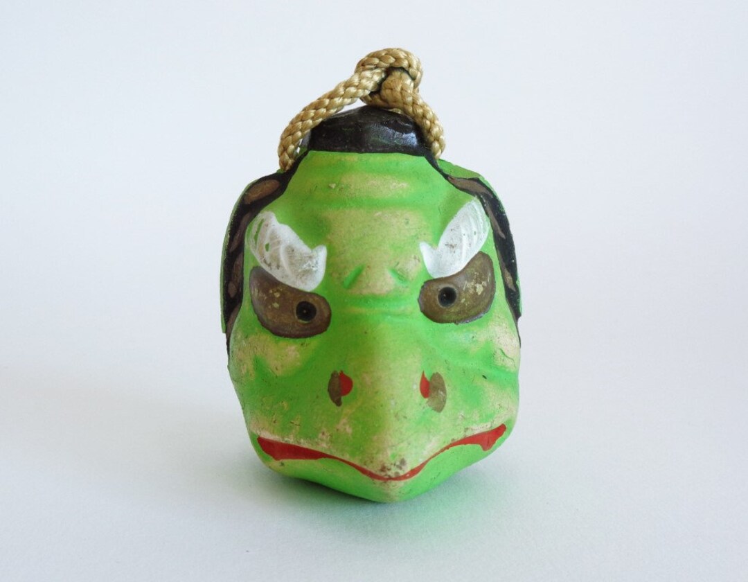 Tengu Demon Dorei Bell,japanese Folklore Hand Made Crow Tengu Devil ...