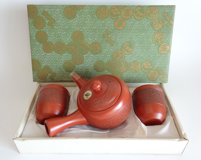 2456 Tea Set Japanese Tokoname Ware Studio Pottery Yokode No | Etsy