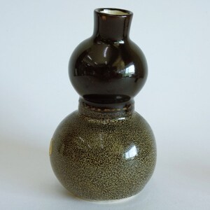 2922 Sake Set Calabash Design, Japanese Studio Pottery Tokkuri Flask ...