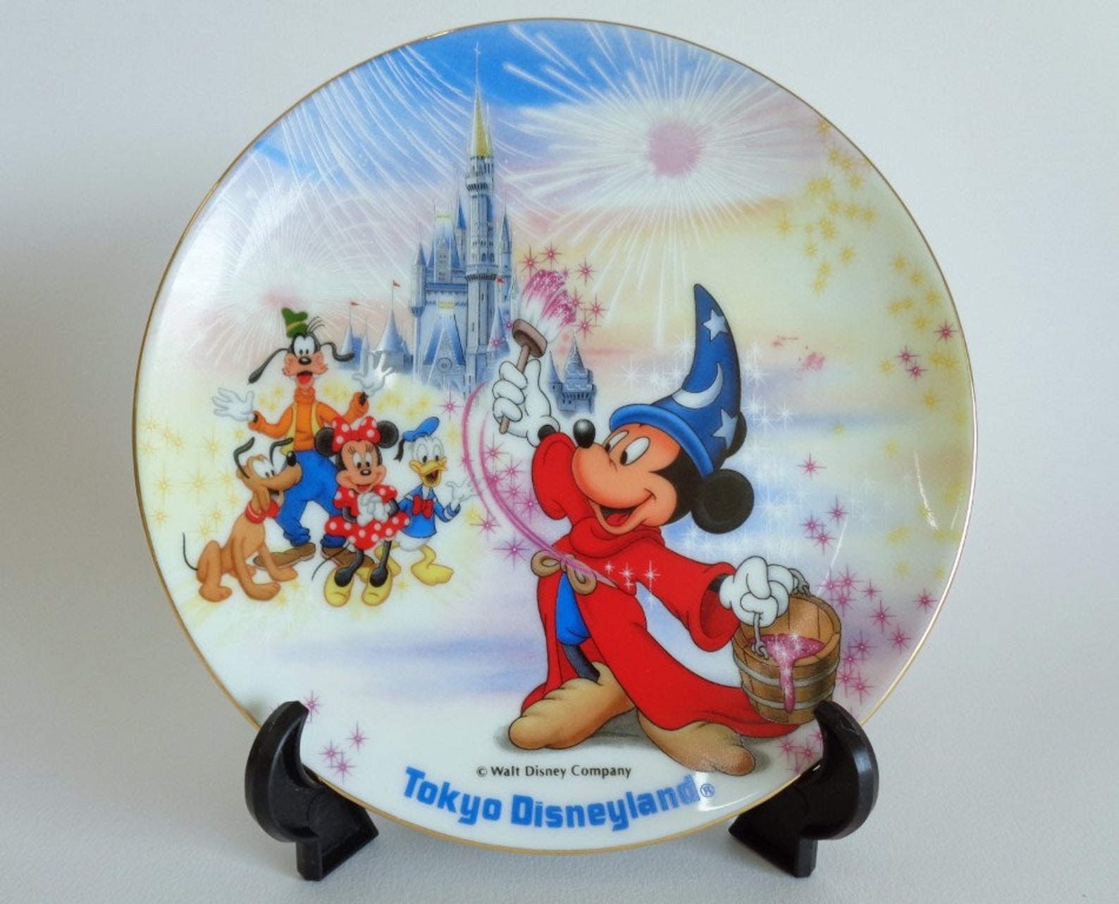 1536 Decorative Collector plate10 years Tokyo Disneyland | Etsy