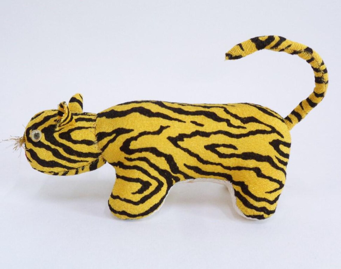 Tiger Doll Japanese Traditional Handcraft Vintage Hand Made Textile ...
