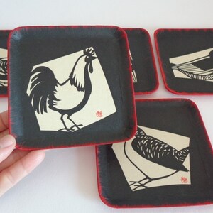 4353 Japanese Chigiri-e Washi Rice Paper birds - Etsy