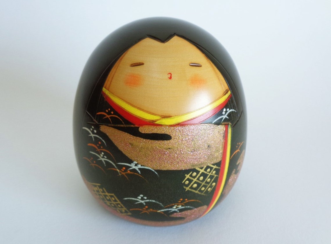 Kokeshi Doll by Sekiguchi Toa, Vtg Japanese Artistic Wooden Sosaku ...