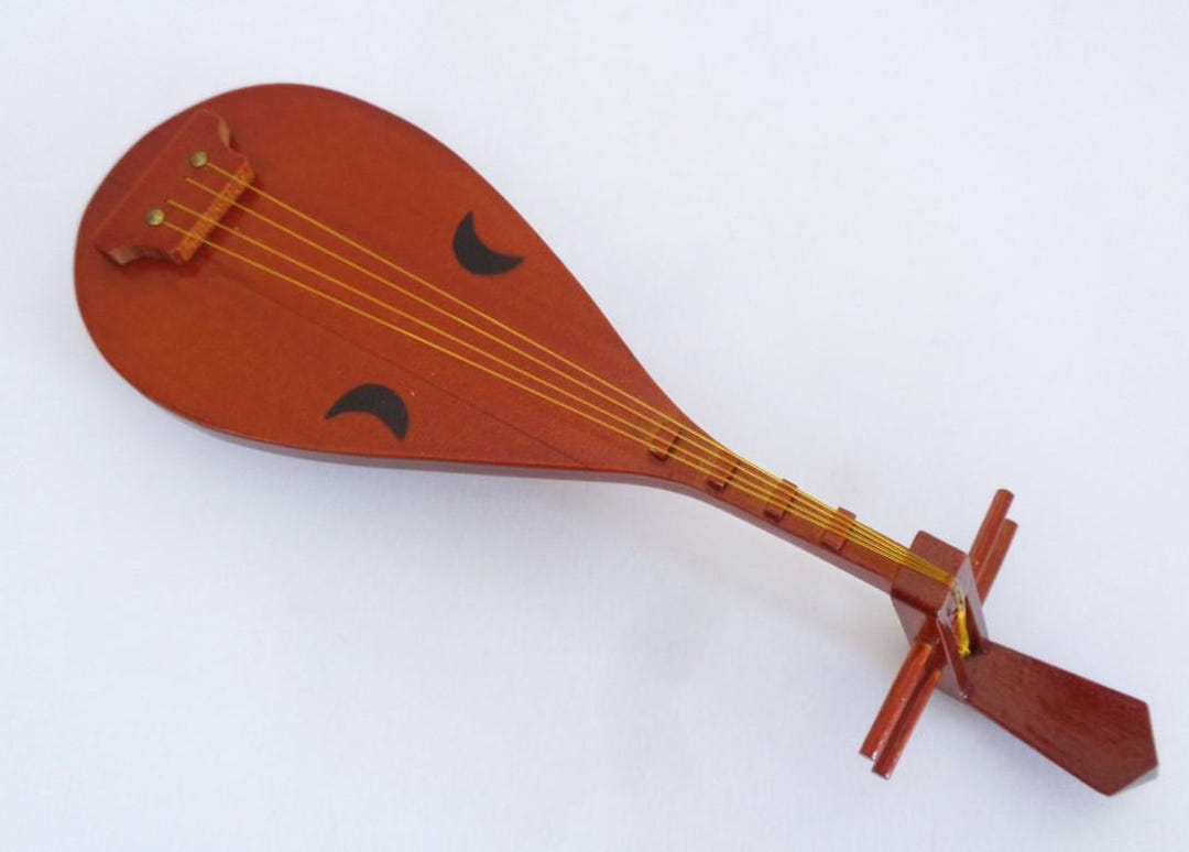 Biwa Wooden Model Japanese Music Instrument #7580 - Etsy