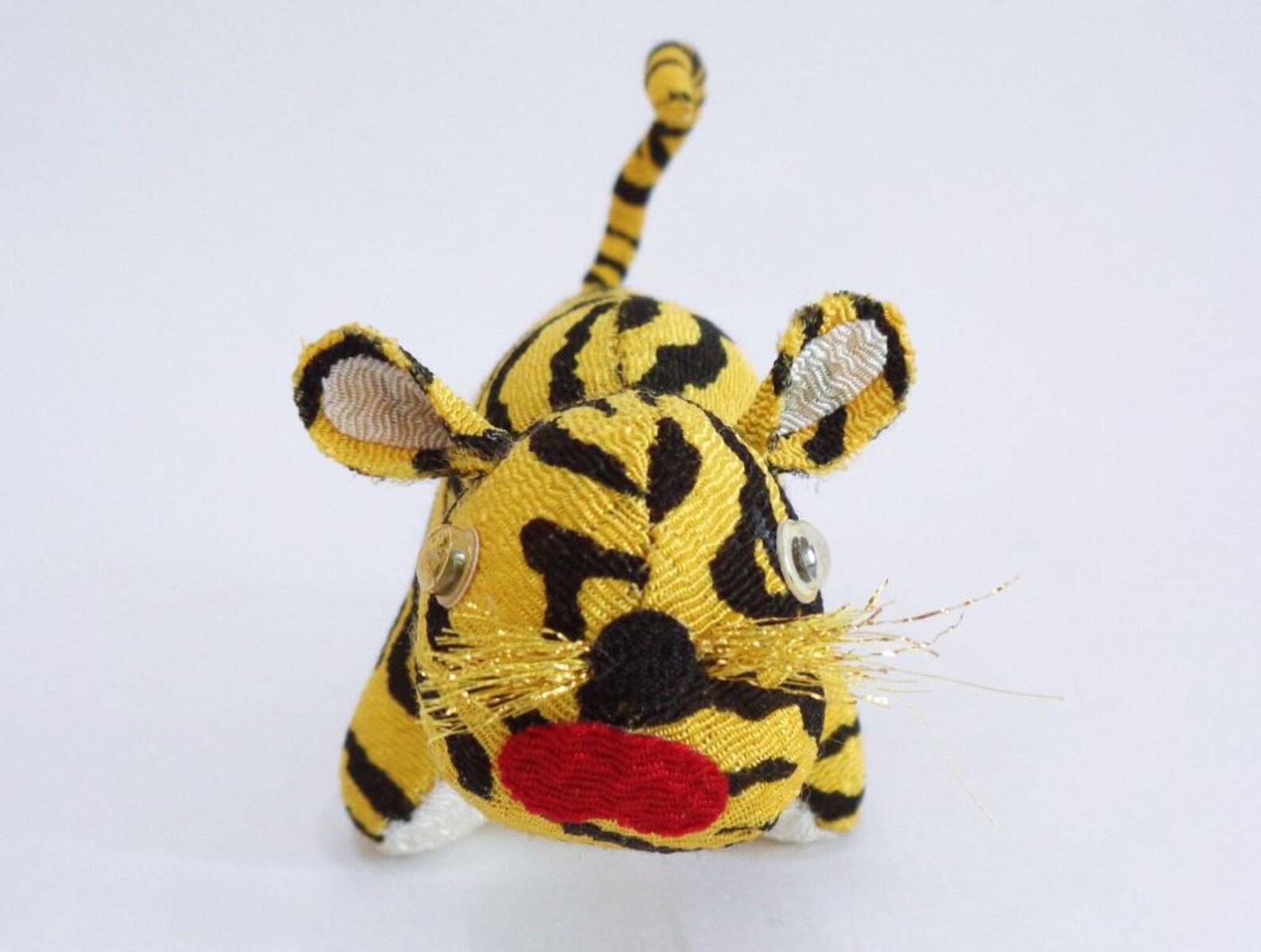 Tiger Doll Japanese Traditional Handcraft Vintage Hand Made Textile ...