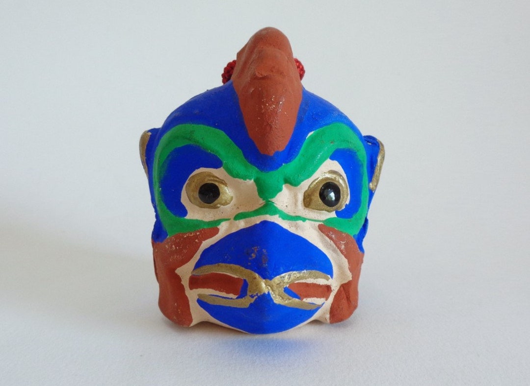 Japanese Crow Tengu Goblin Dorei Bell ,japanese Folk Craft Handmade ...