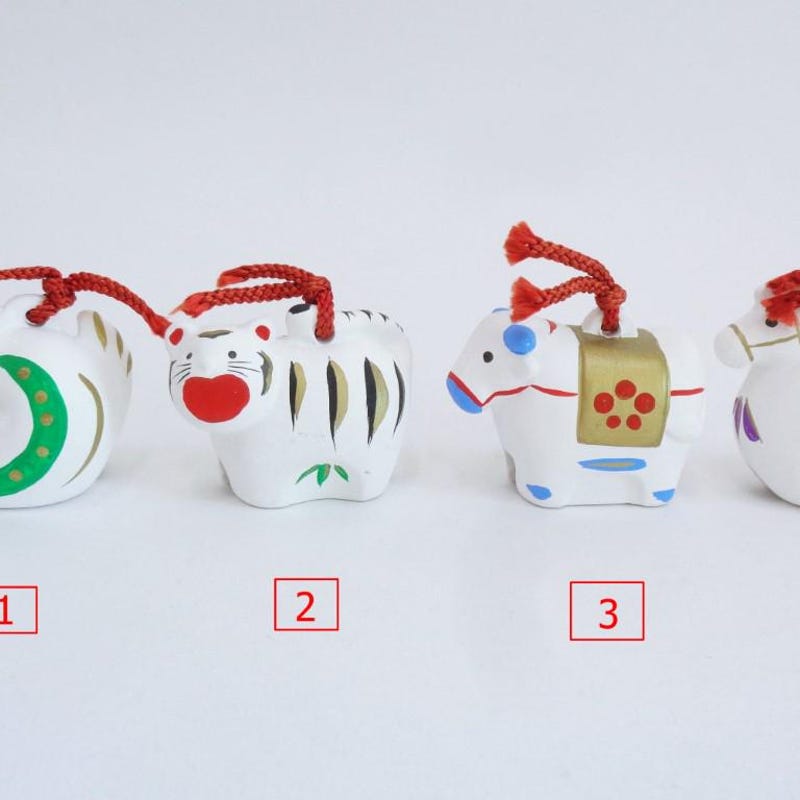 Japanese Clay Dorei Bell - Etsy UK
