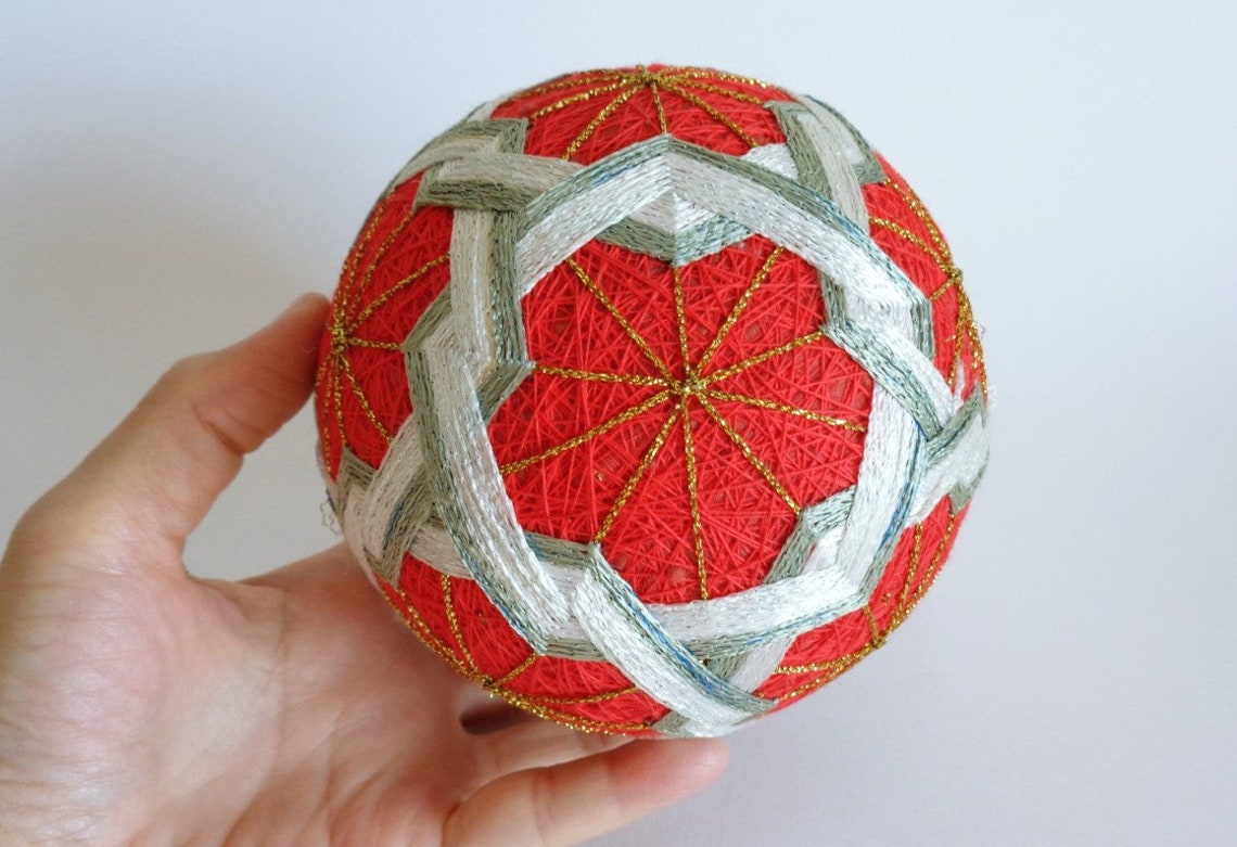 2493 Temari Ball Japanese Folk Art Craft | Etsy