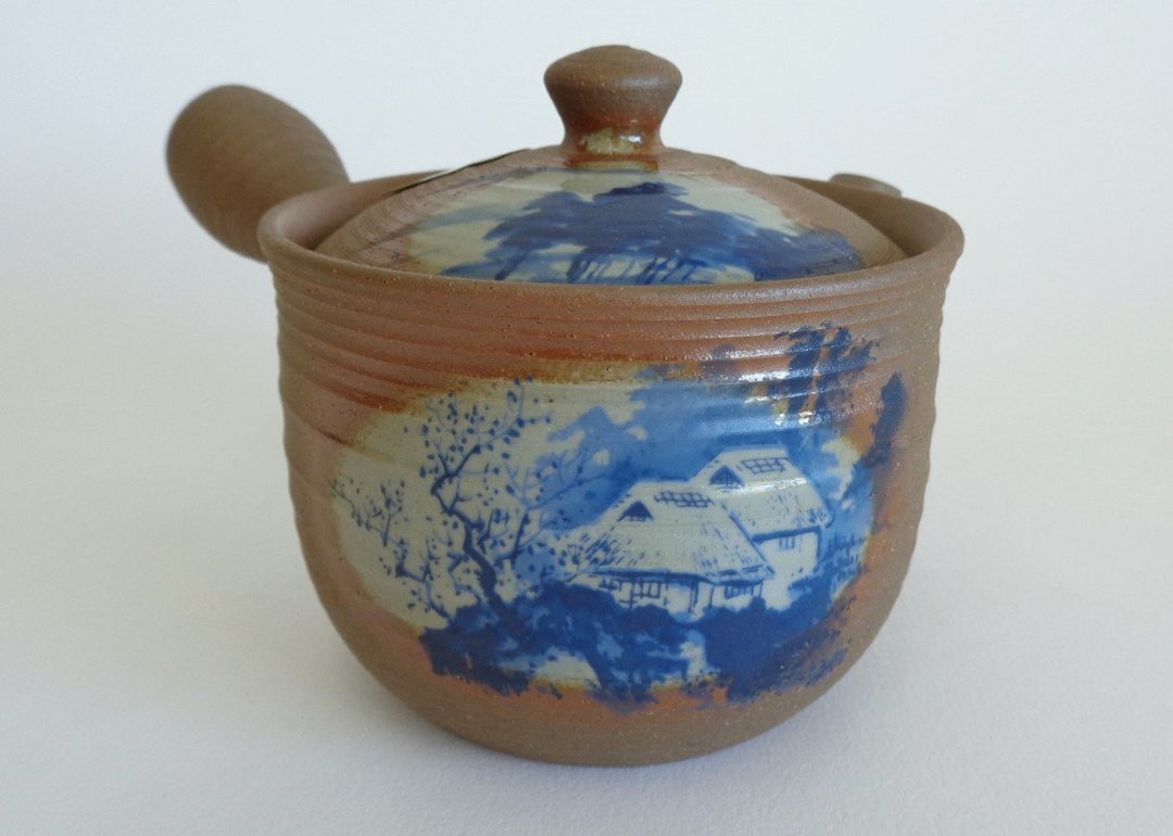 Kyusu Teapot Japanese Banko Ware Studio Marked Pottery Yokode No Kyusu ...