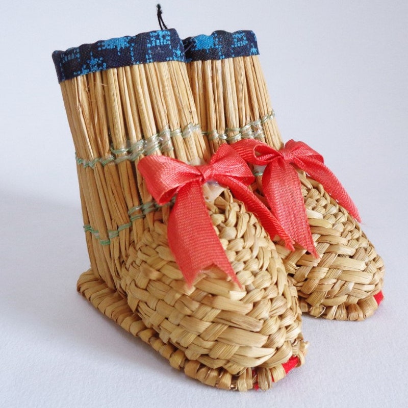Woven Straw Shoes - Etsy