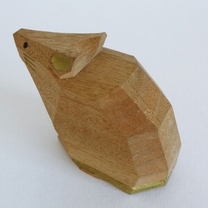 4945 Rat-mouse Wood Carved Sculpture Japanese Wooden Rat - Etsy