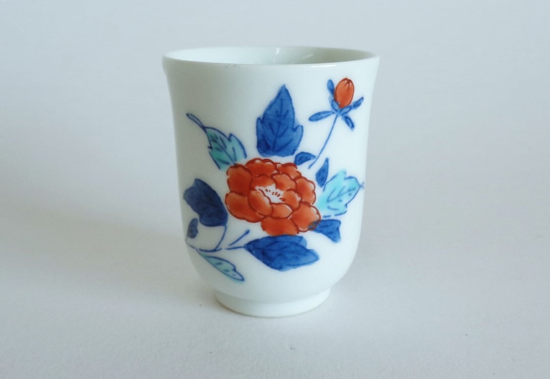 Sake Cup Japanese Arita-yaki Nabeshima High-quality Marked Porcelain ...