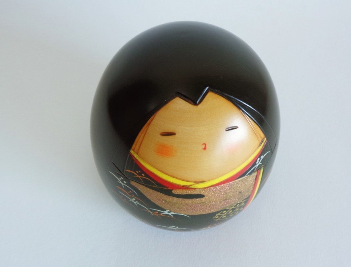Kokeshi Doll by Sekiguchi Toa, Vtg Japanese Artistic Wooden Sosaku ...