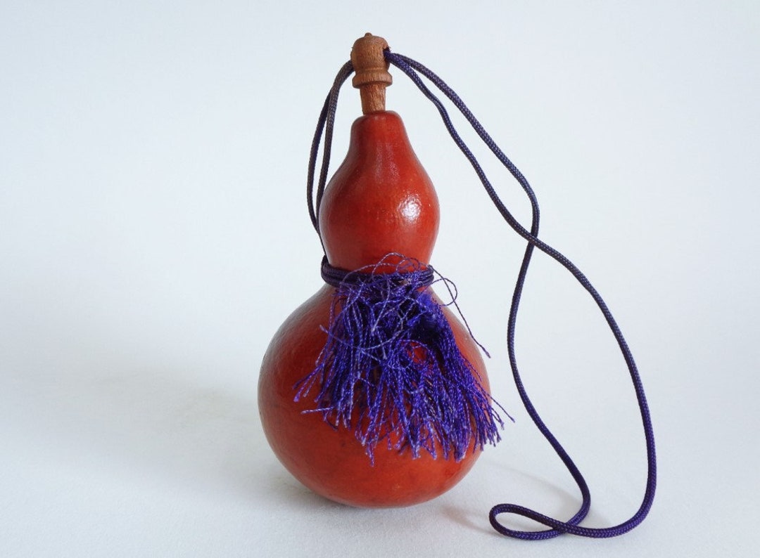 Lucky Calabash Bottle Gourd S Size, Vtg. Japanese Dried Calabash Sake ...