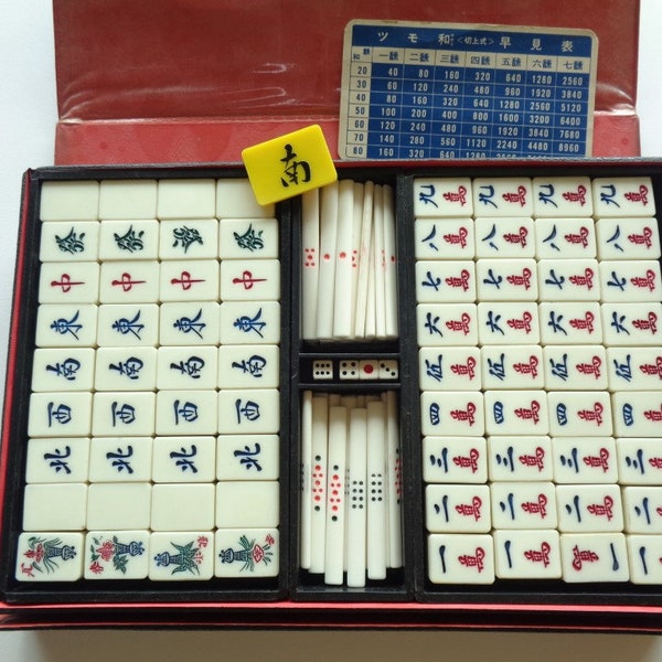 Japanese Mahjong Set - Etsy