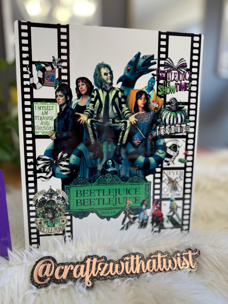 Beetlejuice Theme | 11 X 14 Inch Aluminum Poster | Birthday & Gift Idea ...