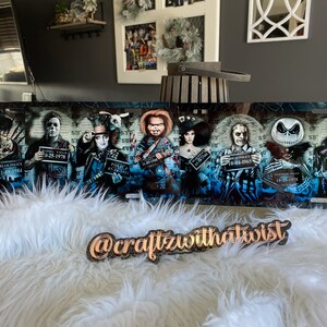 Prisoned Horror Friends License Plate: Halloween Birthday Gift - Etsy