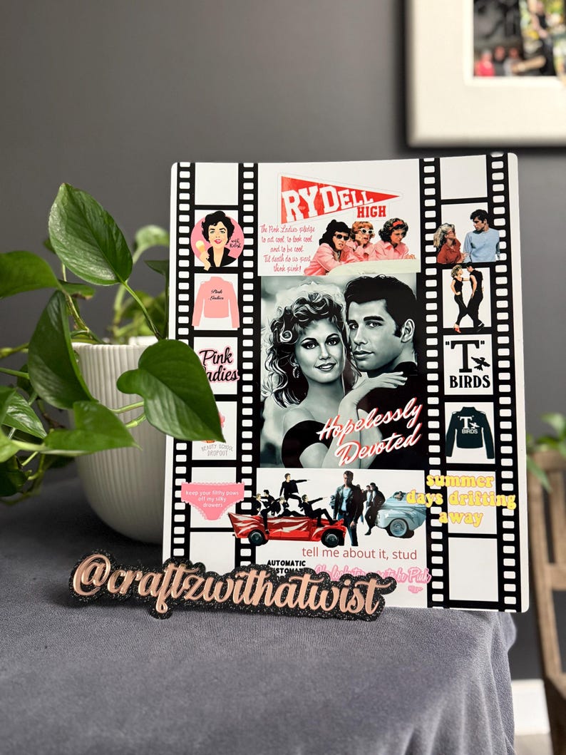 Grease Movie Theme Aluminum Poster | Birthday & Gift Idea - Etsy
