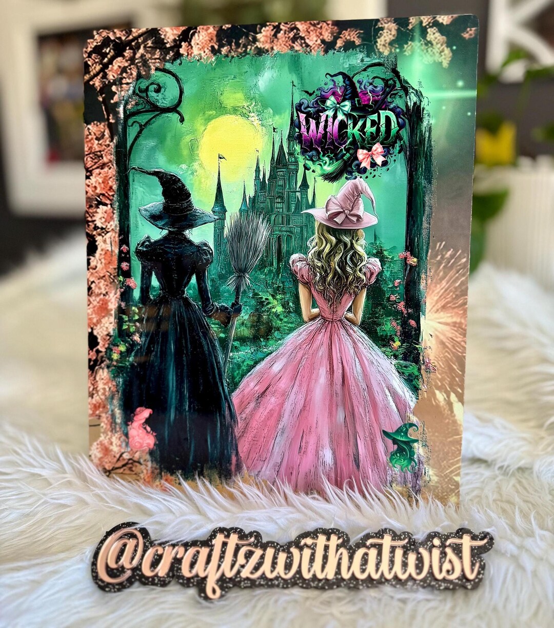 Wicked Inspired Aluminum Poster: Galinda & Elphaba - Etsy