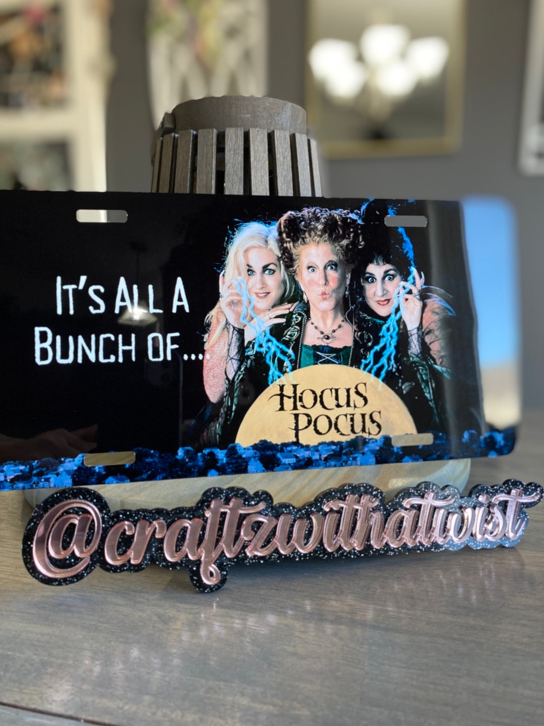 Hocus Pocus Theme | Aluminum License Plate | Birthday & Gift Idea ...