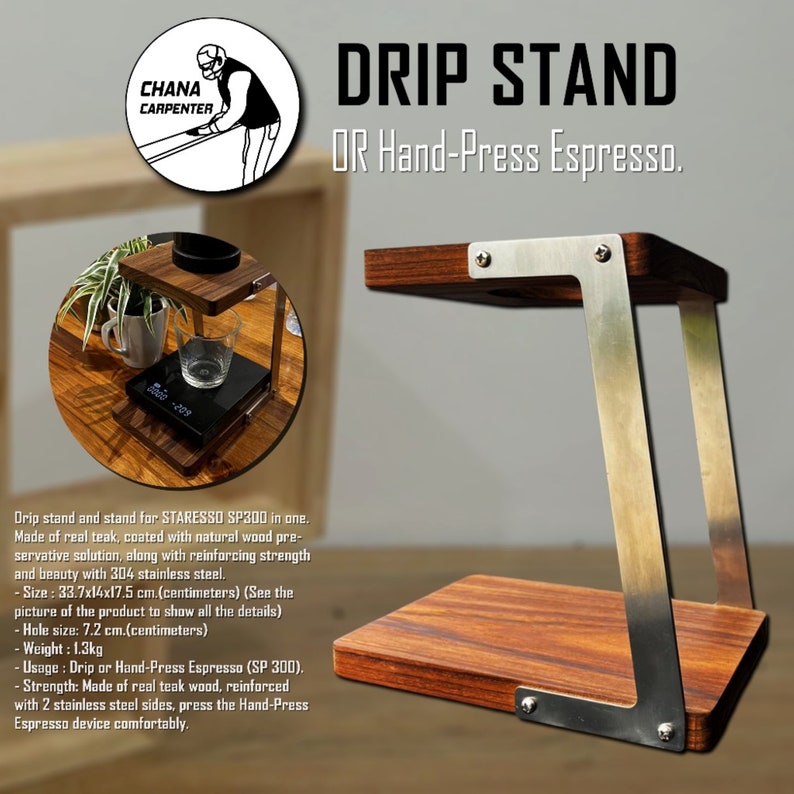 Coffee Pour Over Stand, Drip Coffee Stand, Dripper Coffee Stand, Pour ...