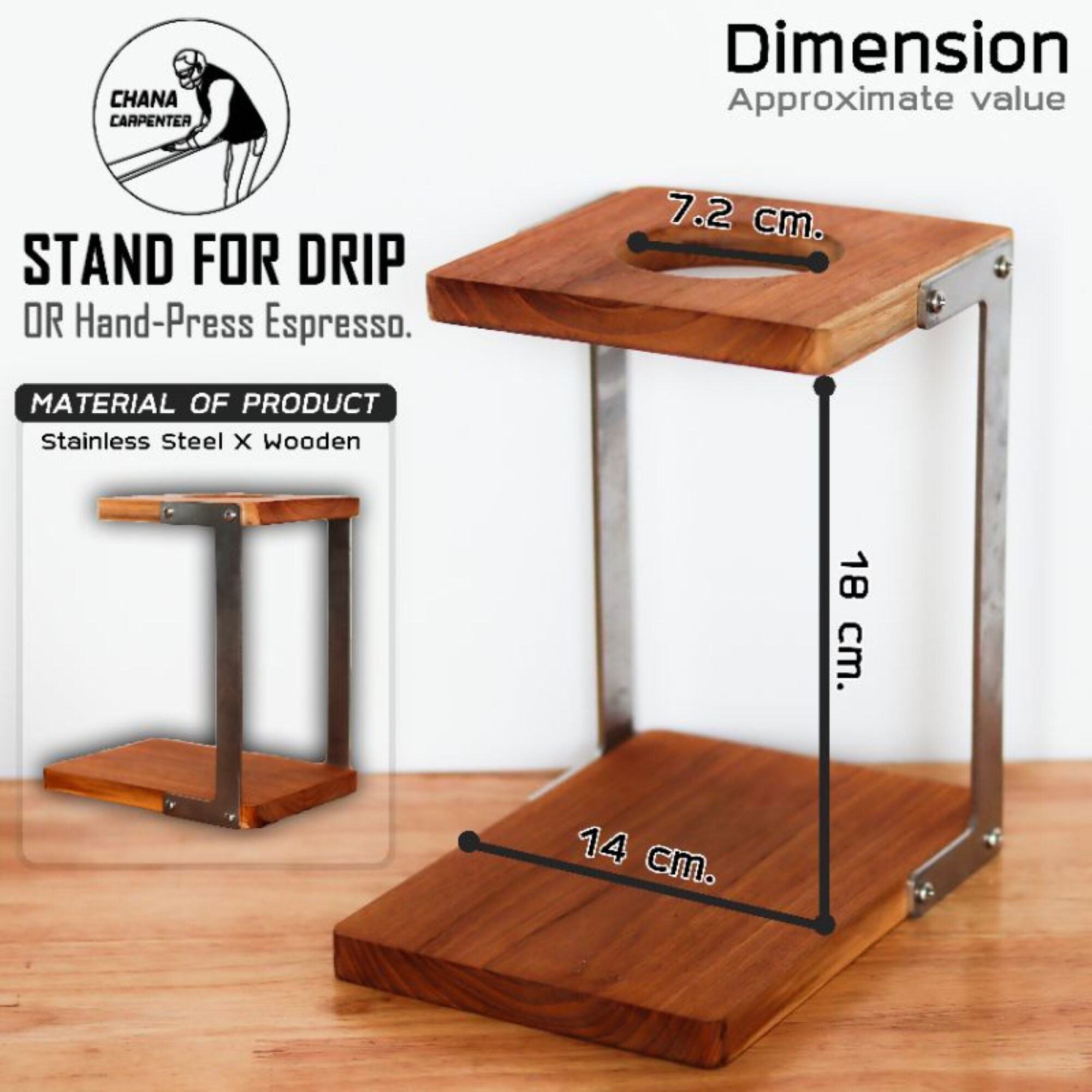 Coffee Pour Over Stand, Drip Coffee Stand, Dripper Coffee Stand, Pour ...