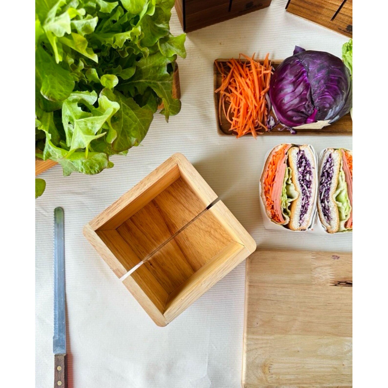 Premium Teak Wooden Sandwich Molds Cutter With Slide - Etsy