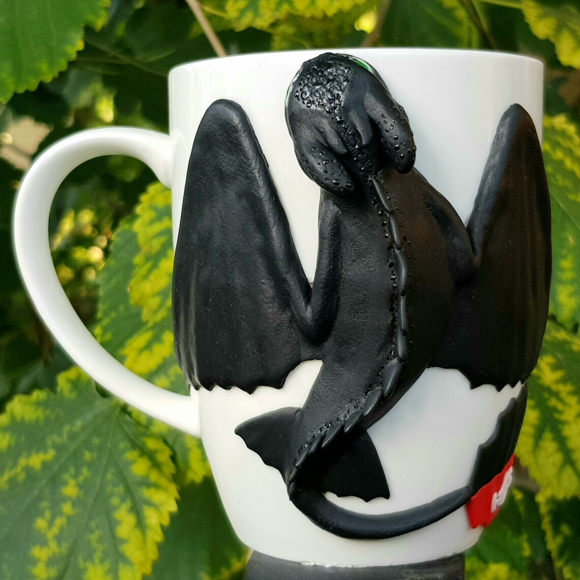 Toothless Dragon Sculpture Mug HTTYD Toothless Fantasy Dragon | Etsy