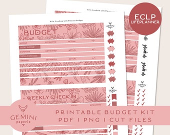 Printable Budget Sticker Kit Planner Stickers for Erin - Etsy