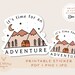 Adventure Vinyl Sticker, Printable Planner Stickers, Laptop Decal ...