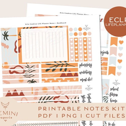 Printable Weekly Planner Stickers for Erin Condren 2021 - Etsy