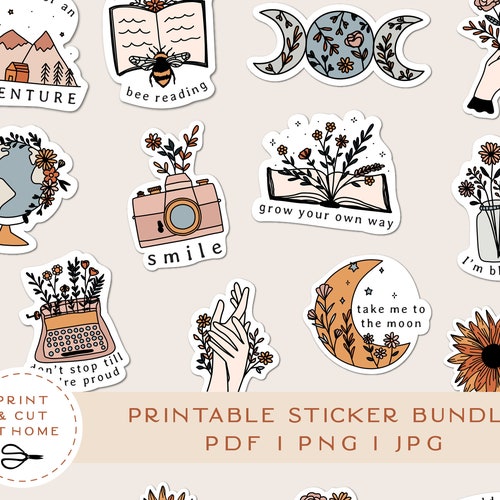 Religious Printable Stickers Bundle Jesus Vinyl Sticker - Etsy