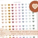 Heart Icon Printable Planner Stickers, Functional Stickers for Planners ...