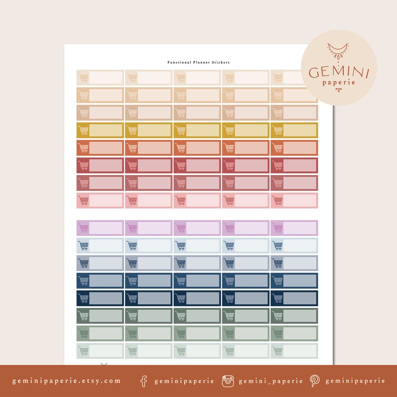 To Buy Functional Stickers printable Stickers for Planners - Etsy