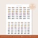 Tithe Printable Stickers, House Planner Script Stickers, DIY Printable ...