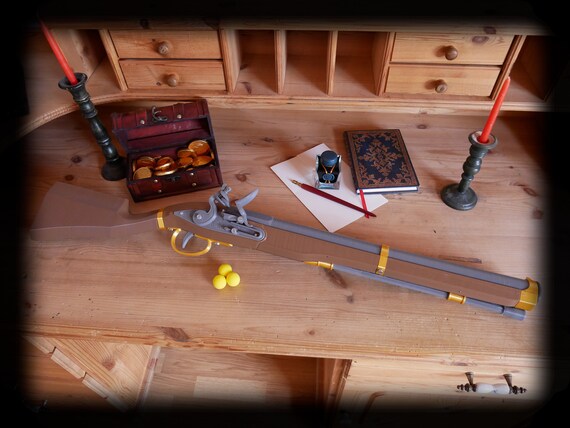 Flintlock Infantry Musket Nerf Larp Carny Rex - Etsy
