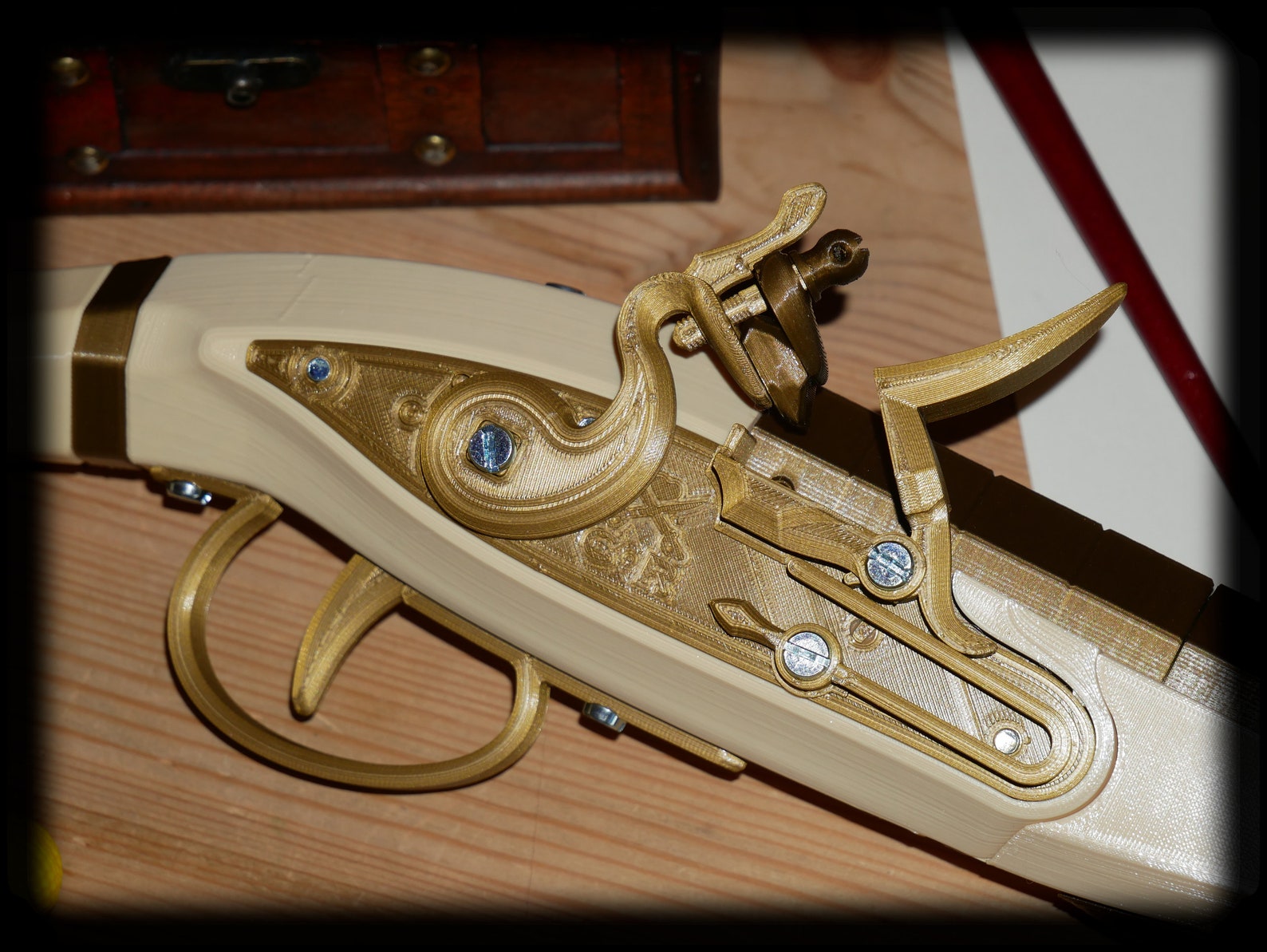 Flintlock The Octagon Pistol Nerf Larp Carny Rex - Etsy.de