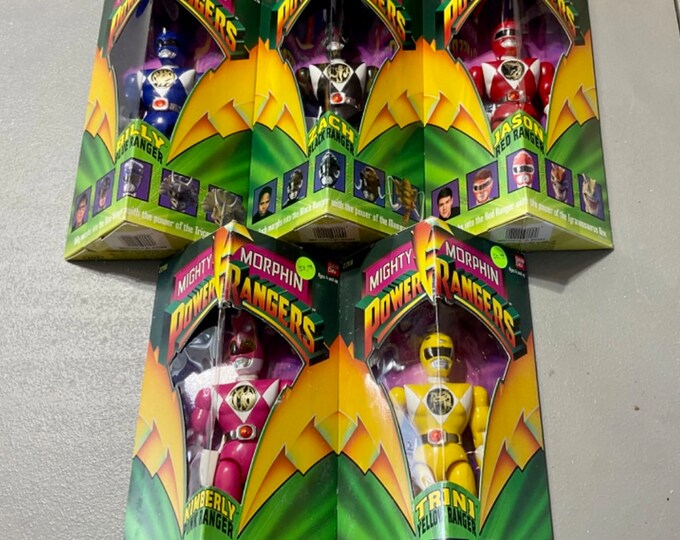 Mighty Morphins Power Rangers 1990s Pop Culture Bandai - Etsy
