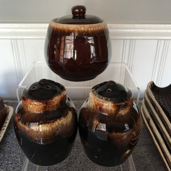 Brown Drip Pottery - Etsy