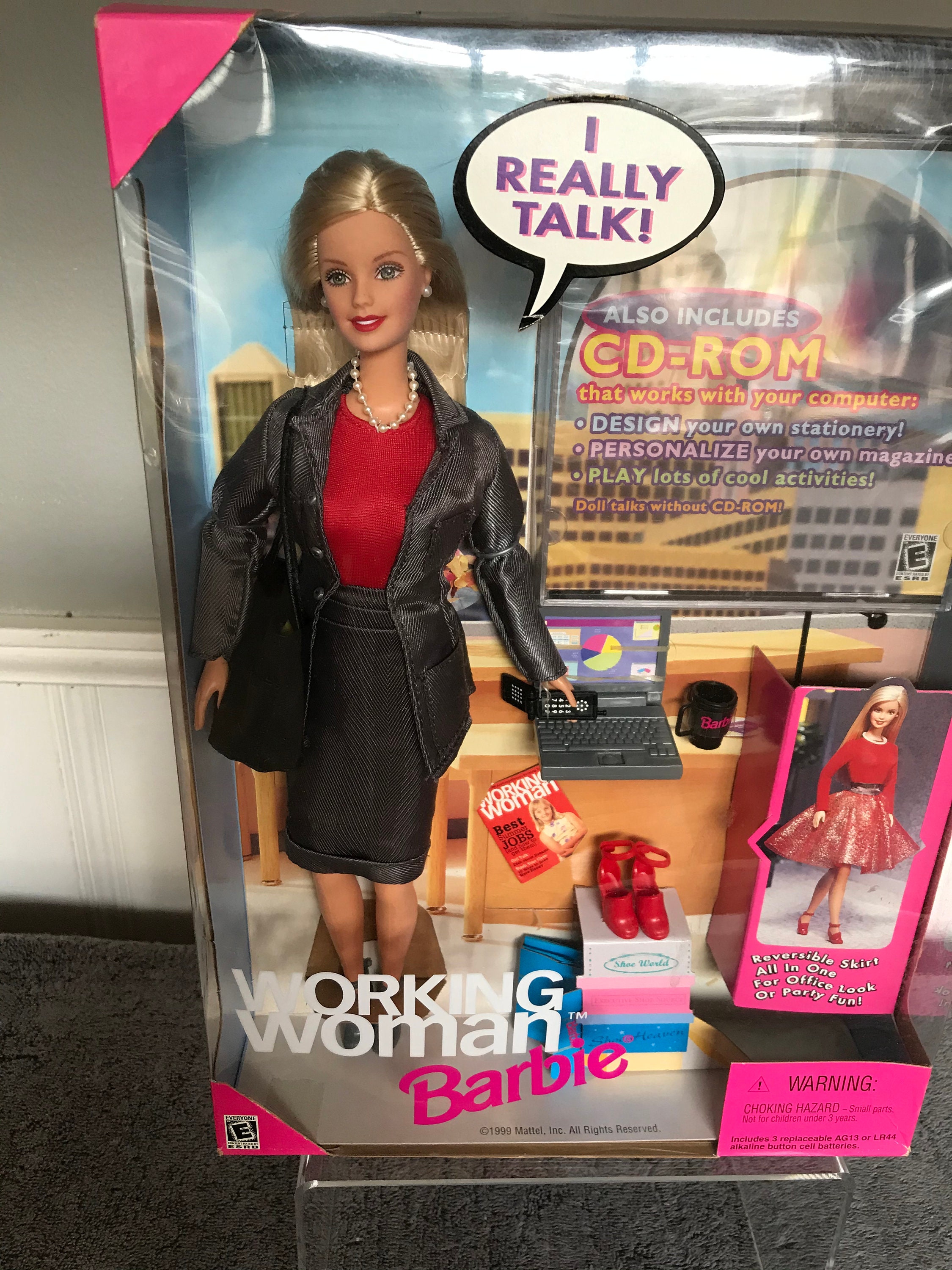 Vintage Barbie doll Barbie doll Working Woman Mattel toys | Etsy