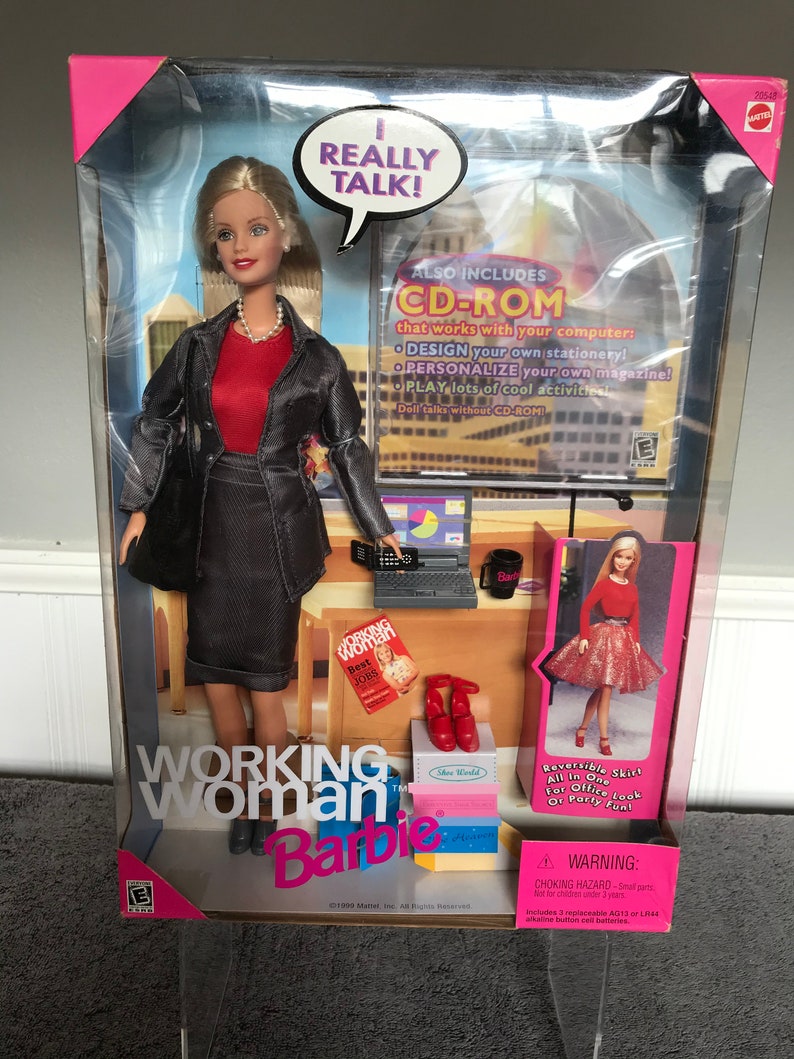 Vintage Barbie doll Barbie doll Working Woman Mattel toys | Etsy