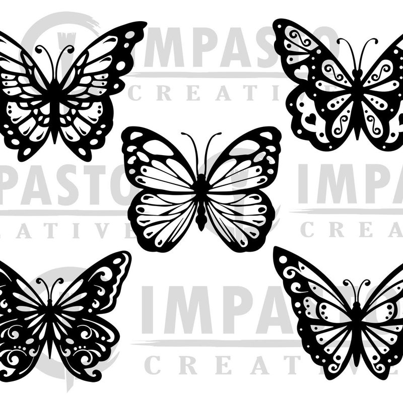 Butterfly Flourish - Etsy