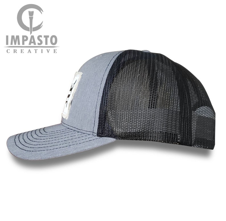 US Gray Trucker Hat US Flag Map Hat Americana Hat Unisex - Etsy