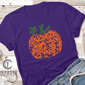 Intricate Pumpkin Scroll Design, Svg Png Pdf Digital File Download ...