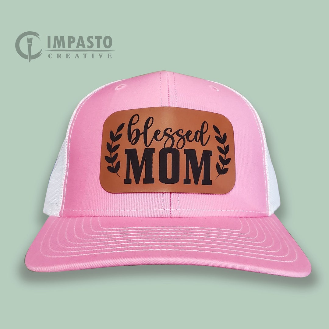 Blessed Mom Hat, Mother's Day Hat, Mothers Day Gift, Womens Hat, Pink ...