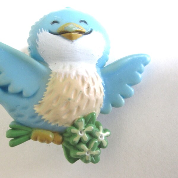 Bluebird Brooch - Etsy