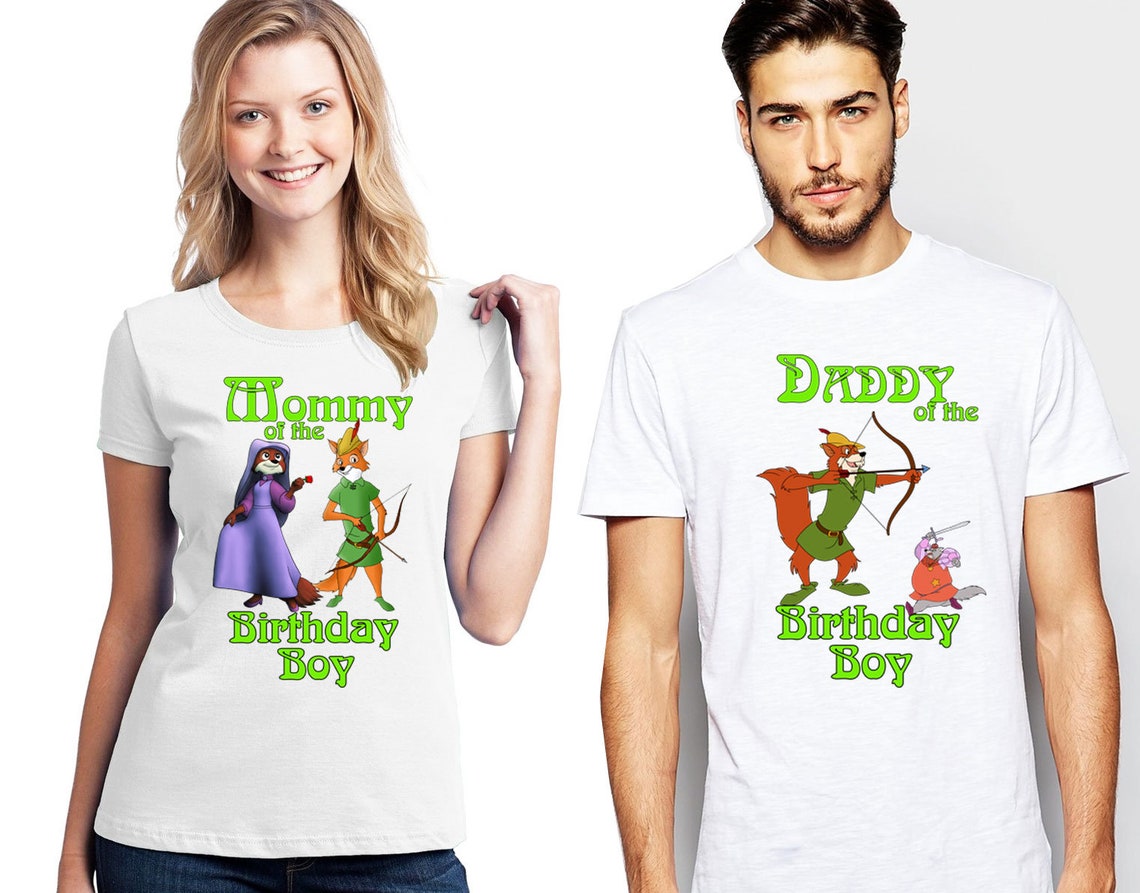 Birthday Robin Hood Family Shirts Family Robin Hood T-shirts | Etsy
